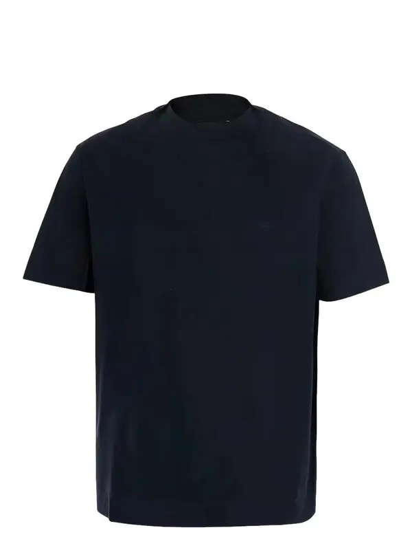 Emporio Armani Logo-embroidered T-shirt - Blue