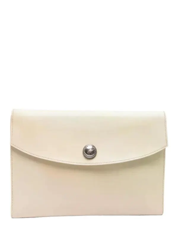 Hermès Press-stud Clutch Bag - Neutrals