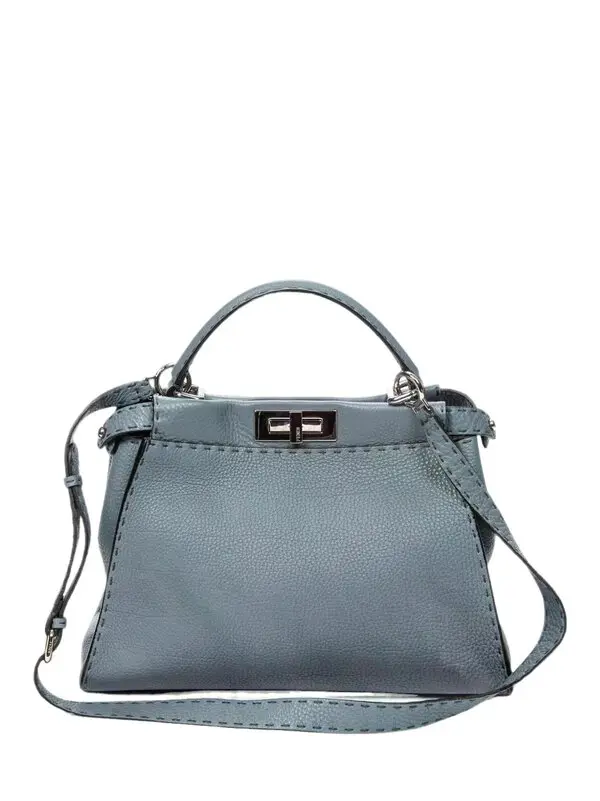 Fendi Medium Peekaboo Tote Bag - Blue