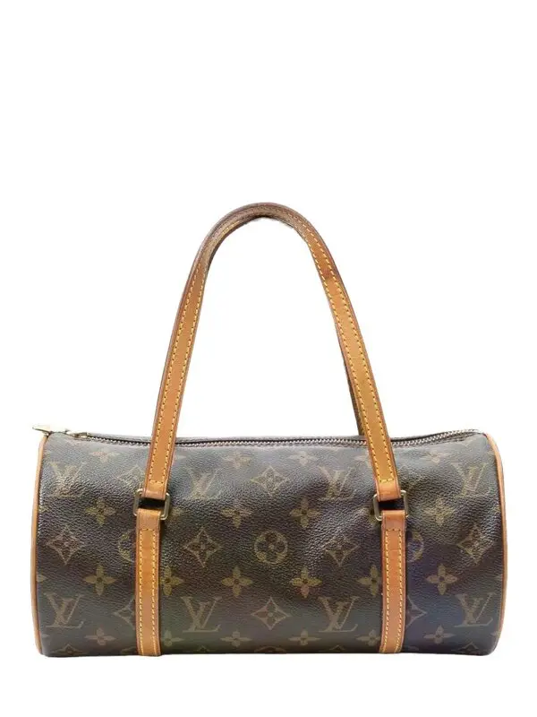 LOUIS VUITTON Papillon Monogram Canvas Tote Bag - Brown