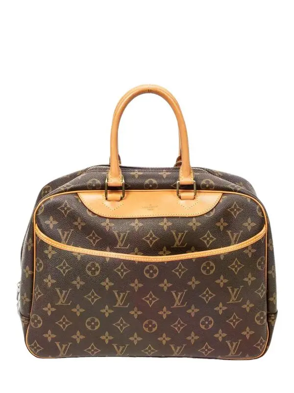 LOUIS VUITTON Monogram Deauville Tote Bag - Brown