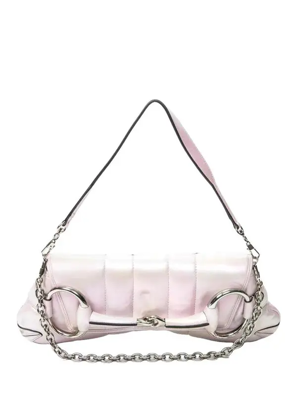 Gucci Medium Horsebit Chain Tote Bag - Pink