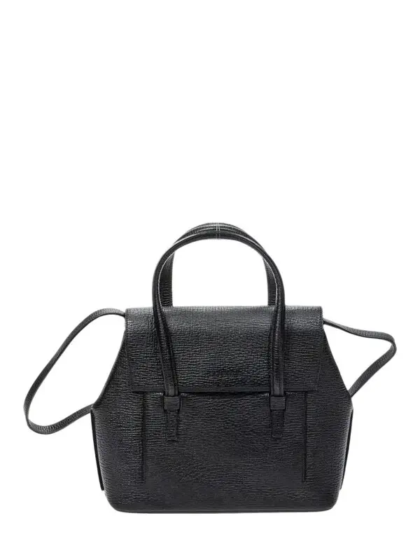 Loewe Textured Flap-top Tote Bag - Black