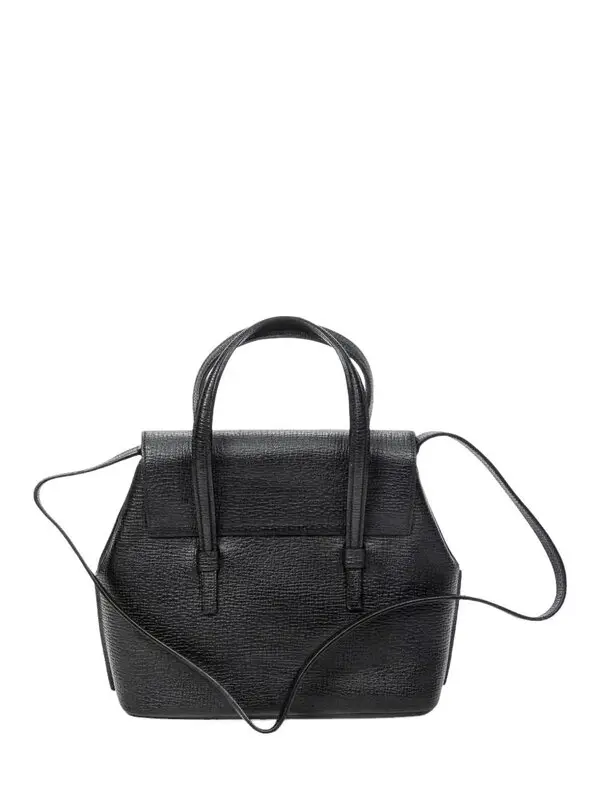 Loewe Textured Flap-top Tote Bag - Black