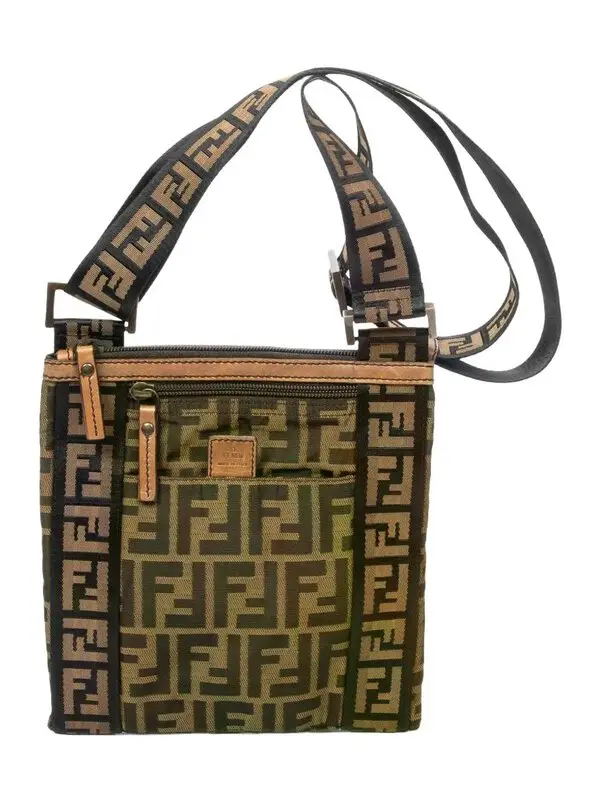 Fendi Zucca Crossbody Bag - Brown