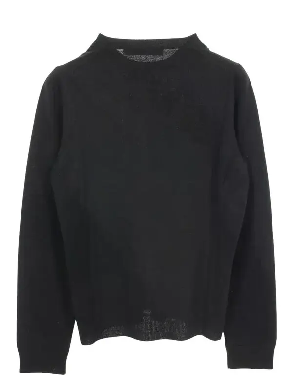 Dior Wool Bee Embroidery Crew Neck Sweater - Black