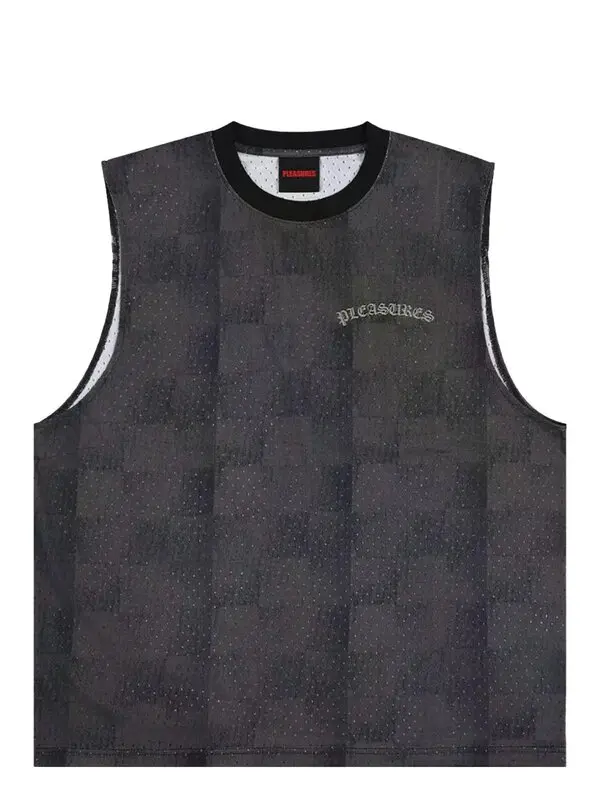 PLEASURES Neural Mesh Sleeveless T-shirt - Black