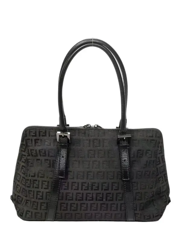 Fendi Small Zucca Shoulder Bag - Black