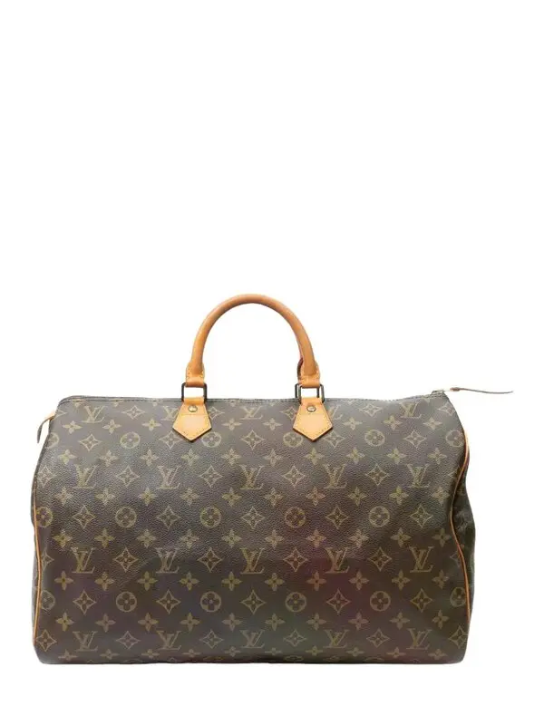 LOUIS VUITTON Monogram Speedy Luggage - Brown