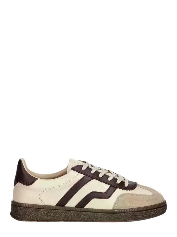 Gant Leather Suede-panel Sneakers - Neutrals