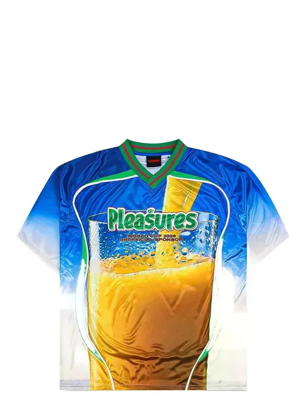 PLEASURES Graphic Print T-shirt - Blue