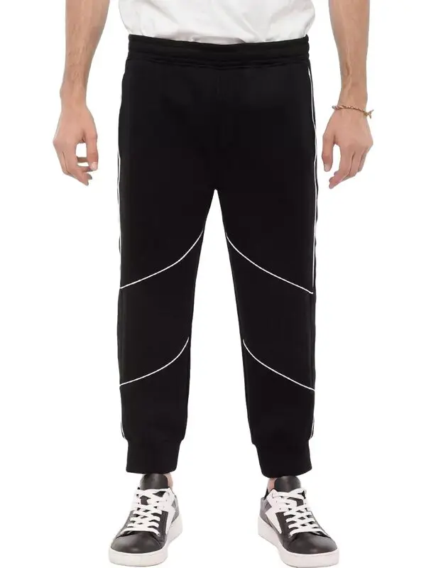 Neil Barrett Modernist Skinny-fit Track Pants - Black