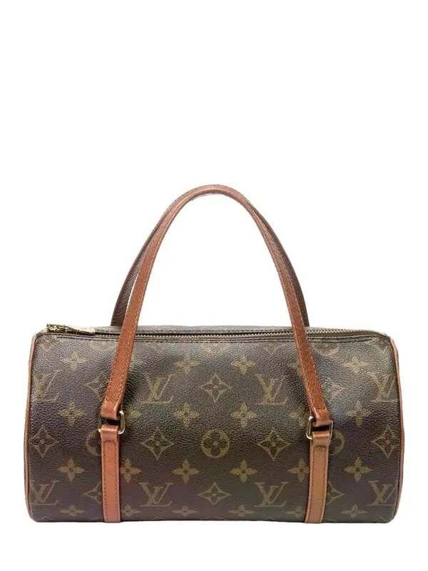 LOUIS VUITTON Monogram Canvas Cylinder Tote Bag - Brown