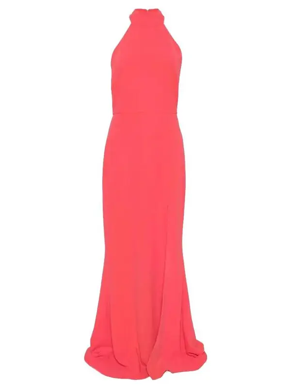 Nicole Miller Sleeveless Bow-detail Maxi Dress - Red