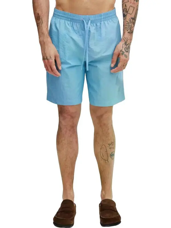 MAISON MARGIELA Crinkled Swim Shorts - Blue