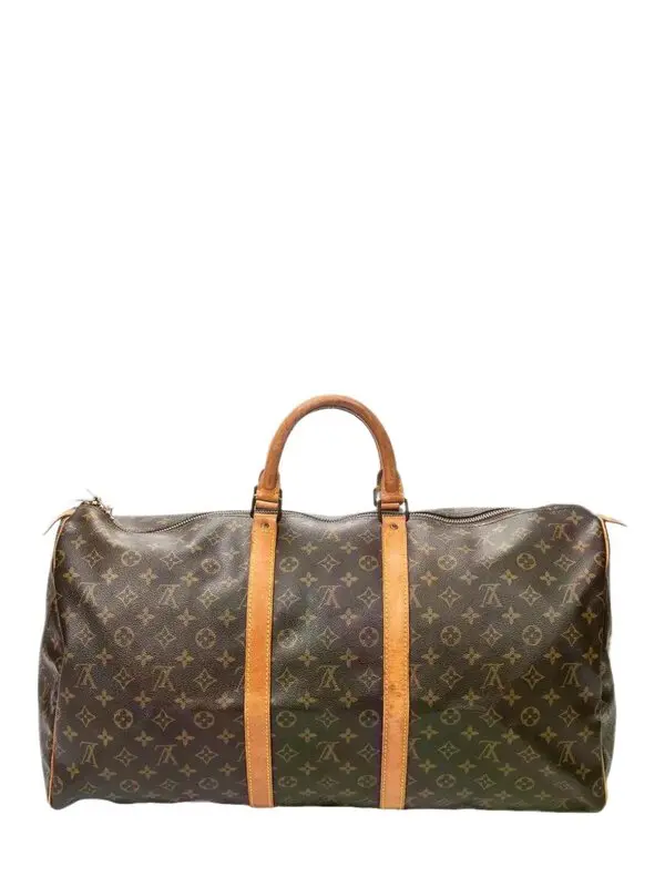 LOUIS VUITTON Keepall 55 Monogram Luggage - Brown