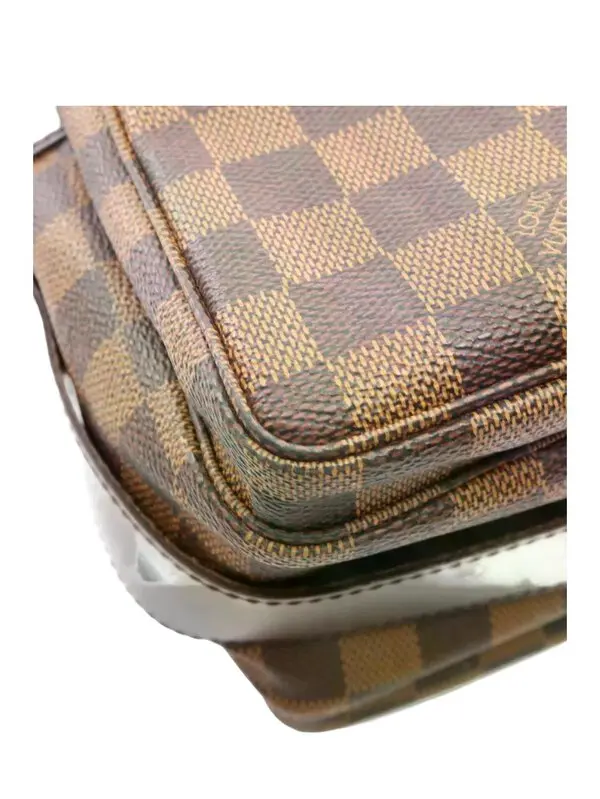 LOUIS VUITTON Naviglio Damier Ebene Shoulder Bag - Brown