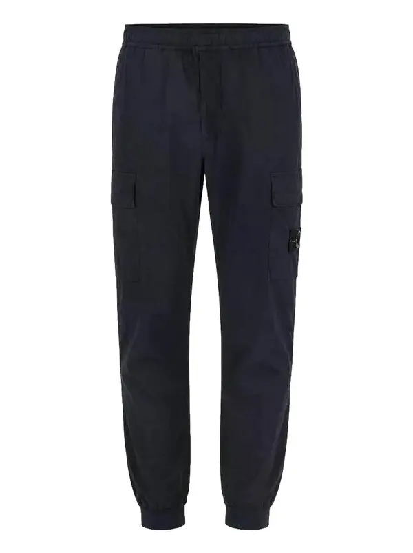 Stone Island Logo-patch Cargo Pants - Blue