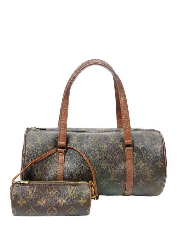 LOUIS VUITTON Papillon Monogram Handbag - Brown