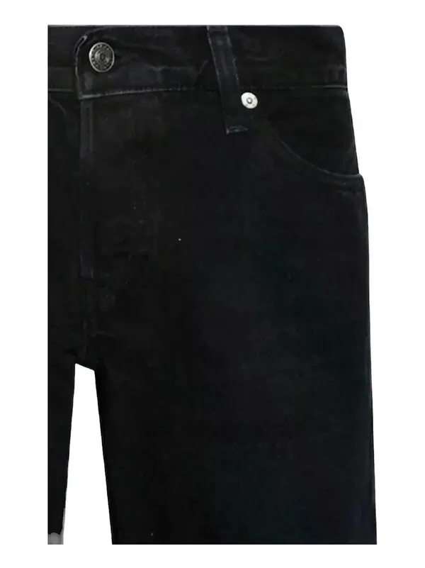 FRAME Button Fly Jeans - Black
