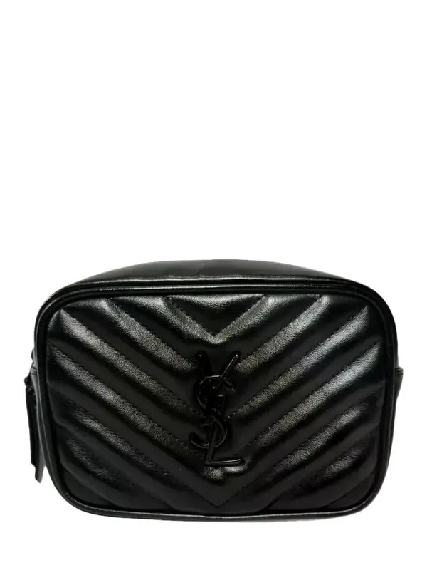 Saint Laurent Lou Quilted Belt Bag - Black