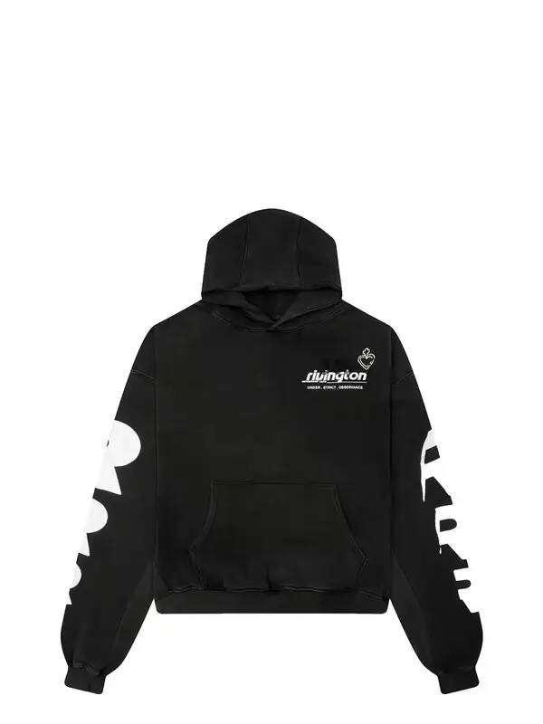 RIVINGTON ROI REBIS Graphic Hoodie - Black