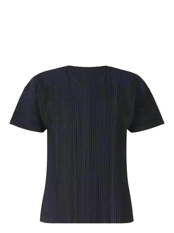 Issey Miyake Pleated T-shirt - Black