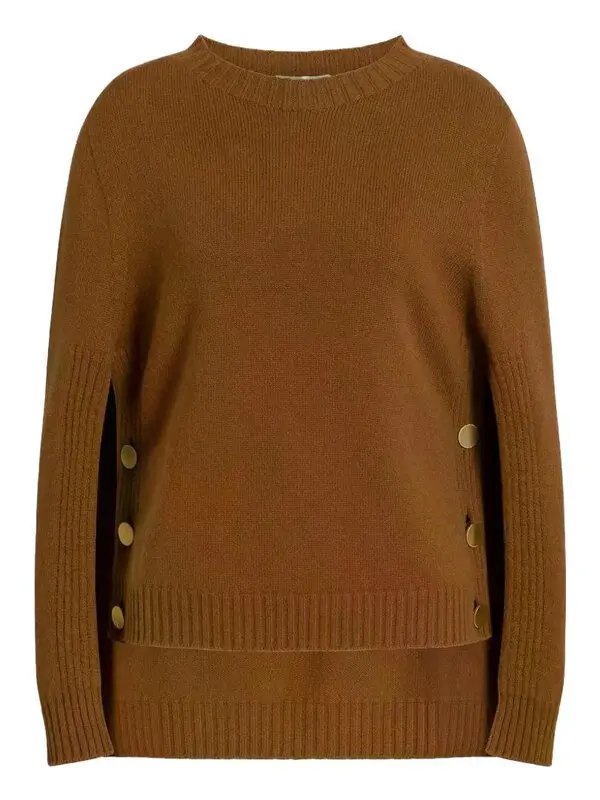 Alberta Ferretti Buttoned Sweater - Brown