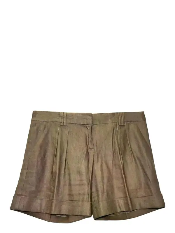 JOSEPH Pleated Shorts - Brown