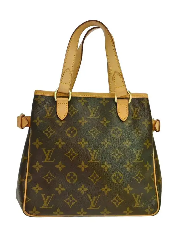 LOUIS VUITTON Monogram Batignolles Tote Bag - Brown