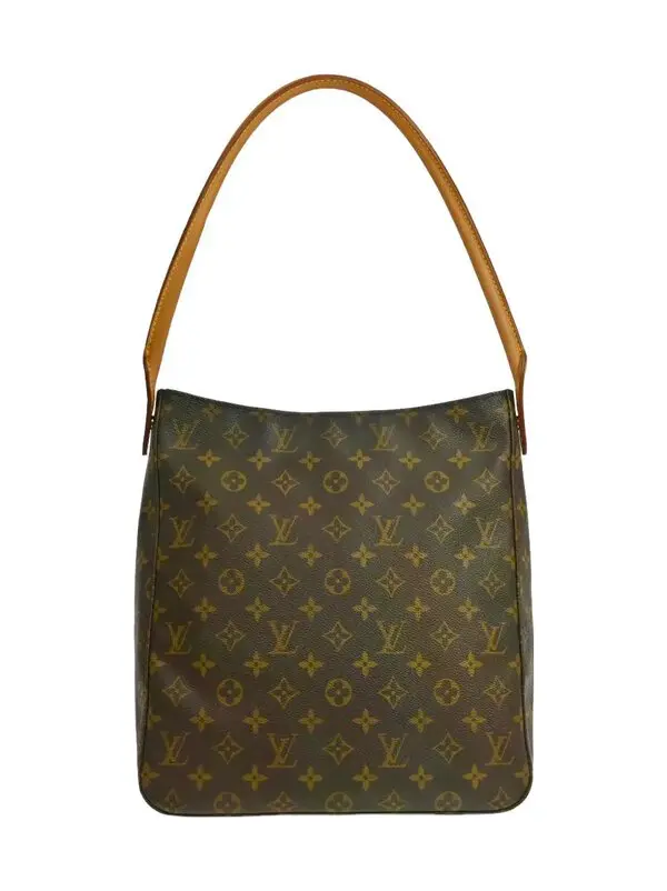 LOUIS VUITTON Monogram Canvas Looping Gm Shoulder Bag - Brown