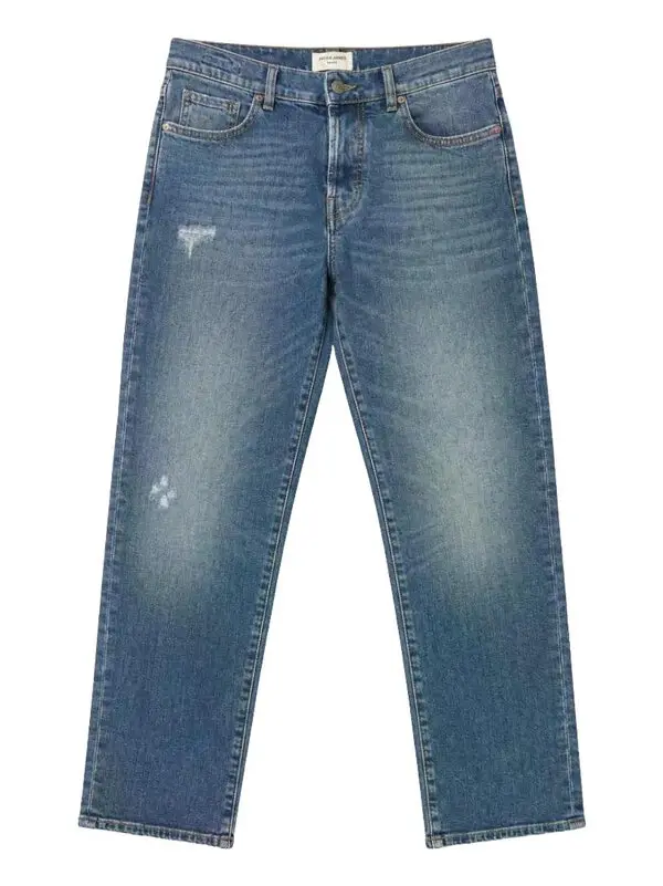 Jacob Cohen Monogram Pattern Distressed Jeans - Blue