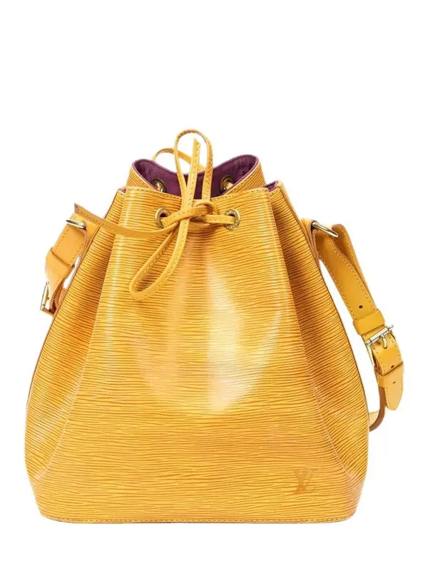 LOUIS VUITTON Noé Pm Bucket Bag - Yellow