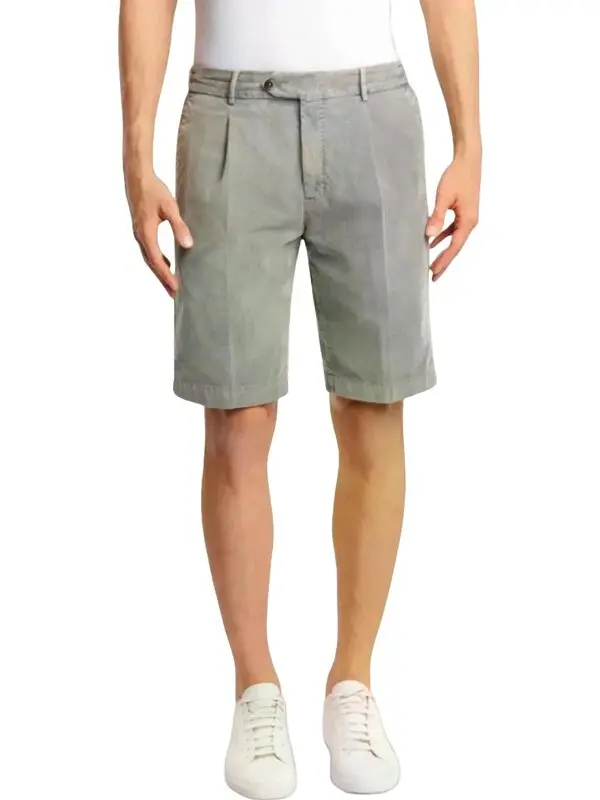 PT TORINO Pleated Shorts - Grey
