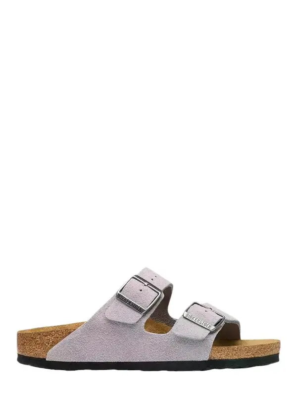 BIRKENSTOCK Arizona Buckle-fastening Suede Sandals - Purple