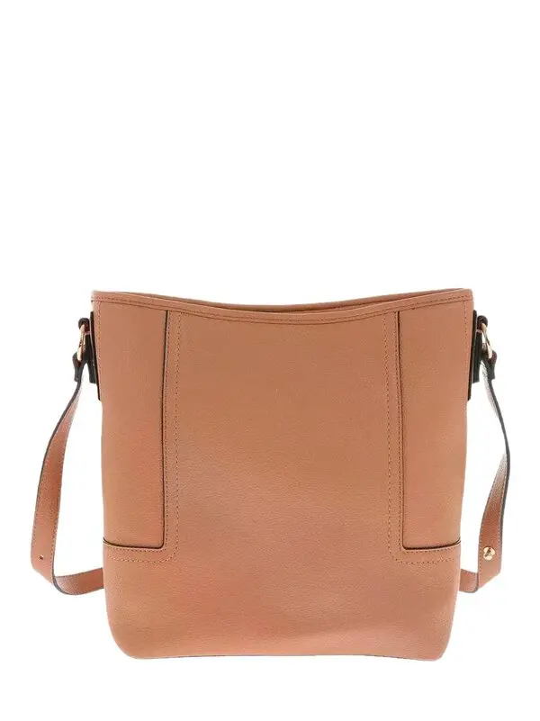 Moschino Logo Lettering Shoulder Bag - Brown