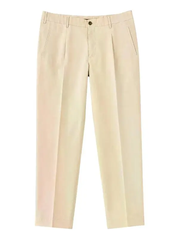 Incotex Pleated Detail Trousers - Neutrals