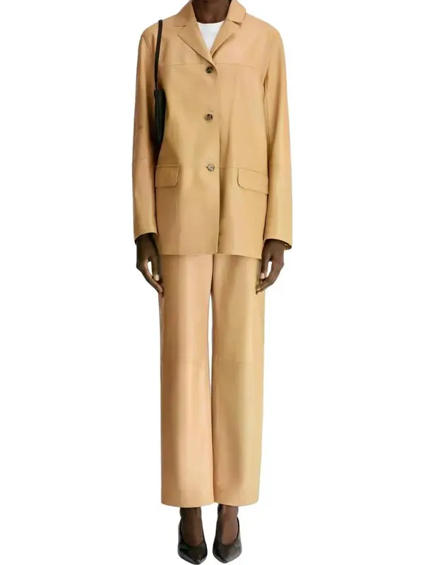 Loulou De Saison Nari Leather Jacket - Neutrals