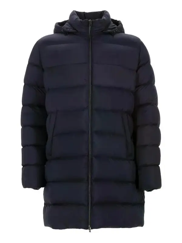Herno Hooded Padded Jacket - Blue