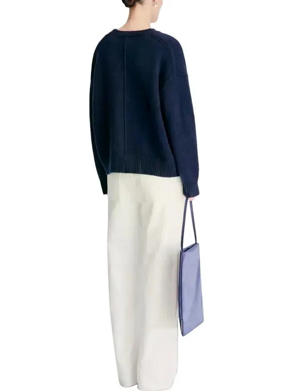 Loulou De Saison Oversized Cashmere Jumper - Blue