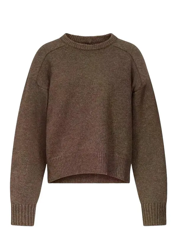 Loulou De Saison Breha Crew-neck Sweater - Brown