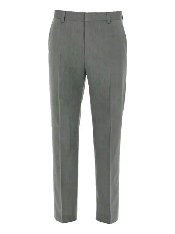Hugo Tailored Pressed-crease Trousers - Grey