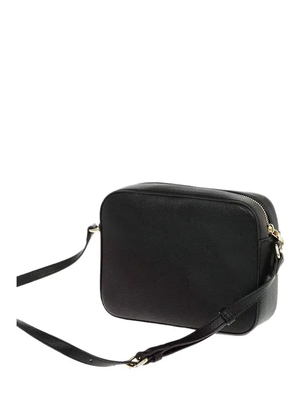 Moschino Love Logo-plaque Crossbody Bag - Black
