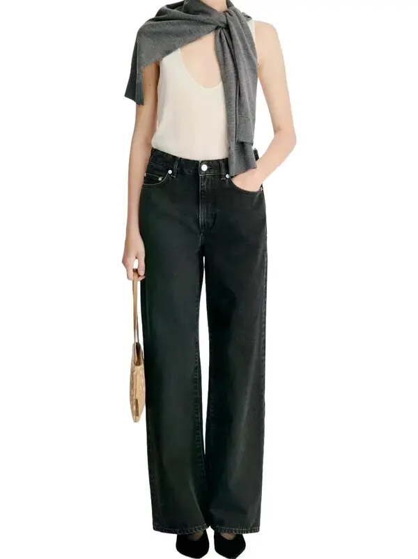 Loulou De Saison Mico Wide-leg Jeans - Grey