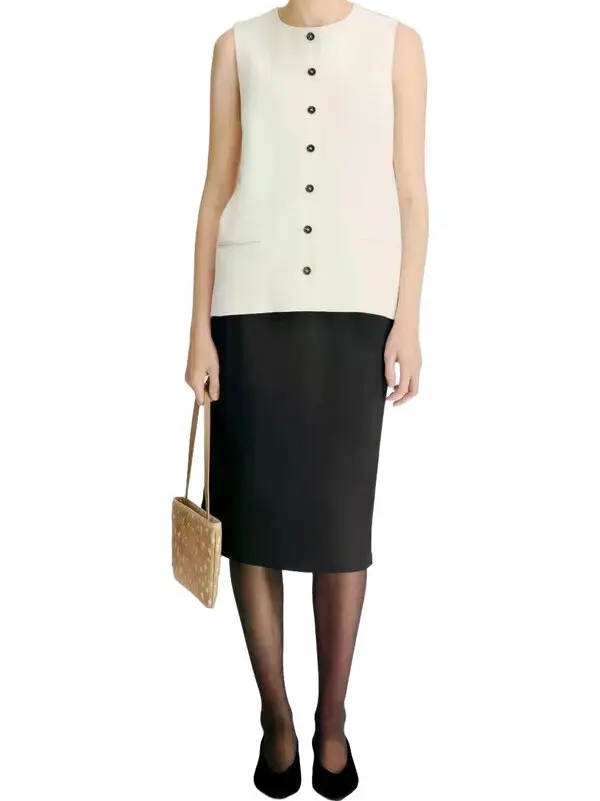 Loulou De Saison Jane Waistcoat - Neutrals