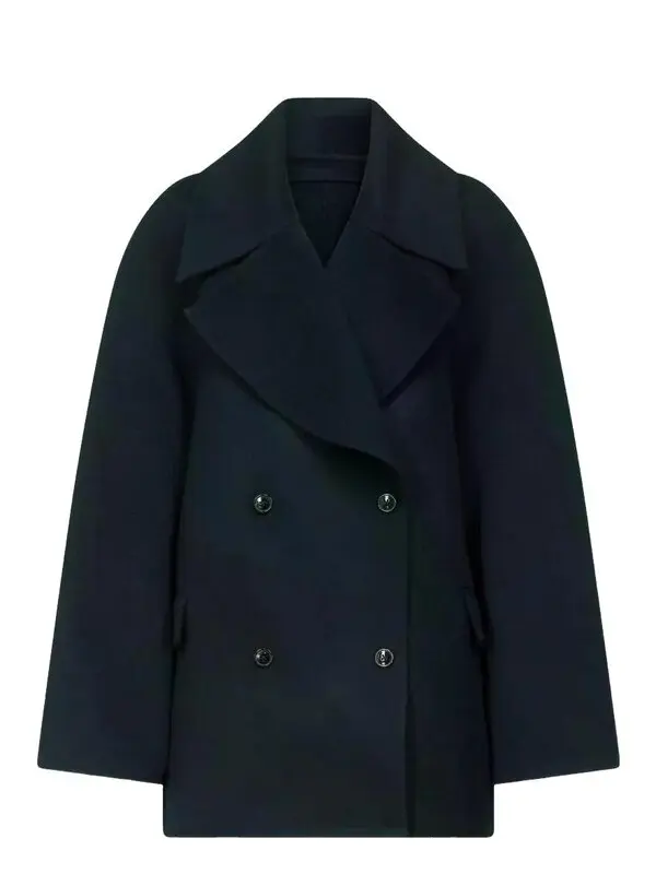 Loulou De Saison Double-breasted Notch-lapel Jacket - Blue