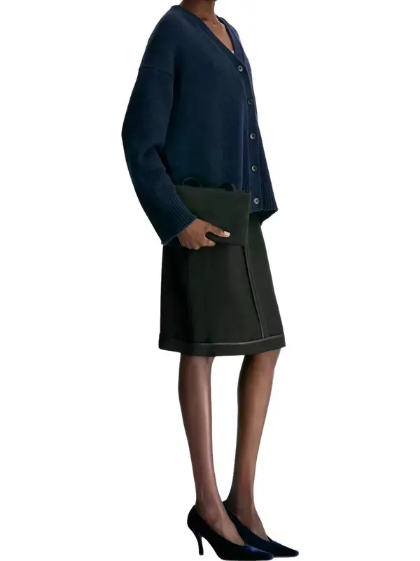 Loulou De Saison Duca V-neck Oversized Cardigan - Blue