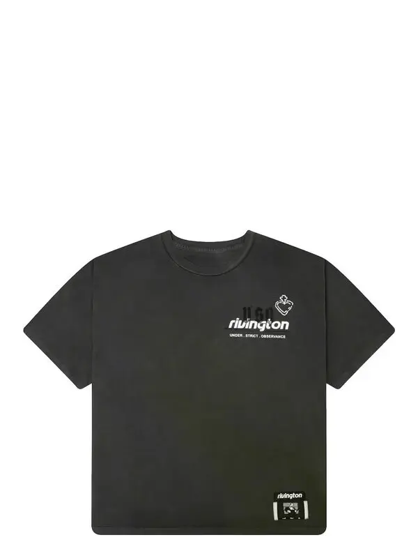 RIVINGTON ROI REBIS Membership Uso T-shirt - Black