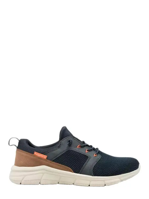 BUGATTI Mesh Panelled Lace-up Sneakers - Blue