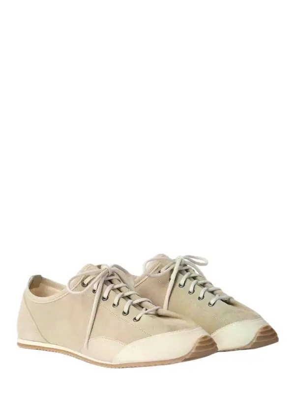 LEMAIRE Gummy Grips Sneakers In Mixed Leathers - Neutrals